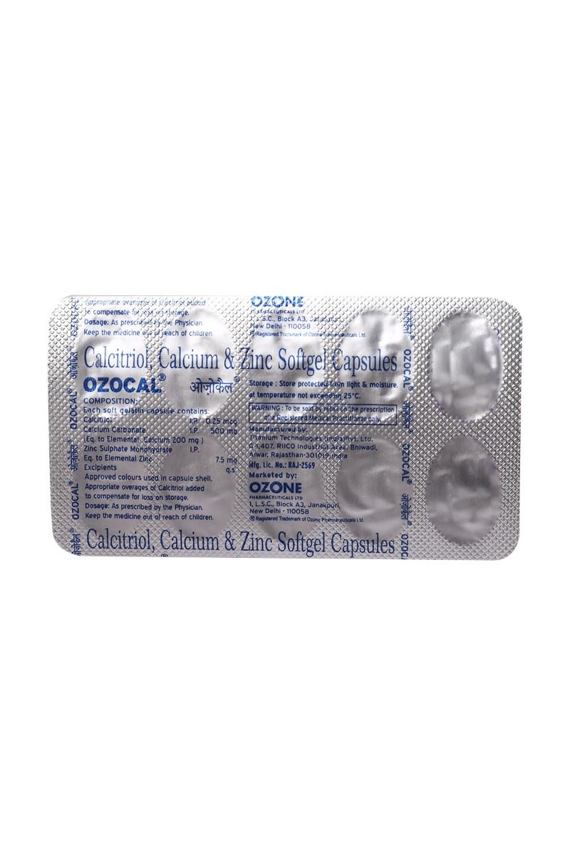 Ozocal Capsule 10's Price, Uses, Side Effects, Composition - Apollo ...