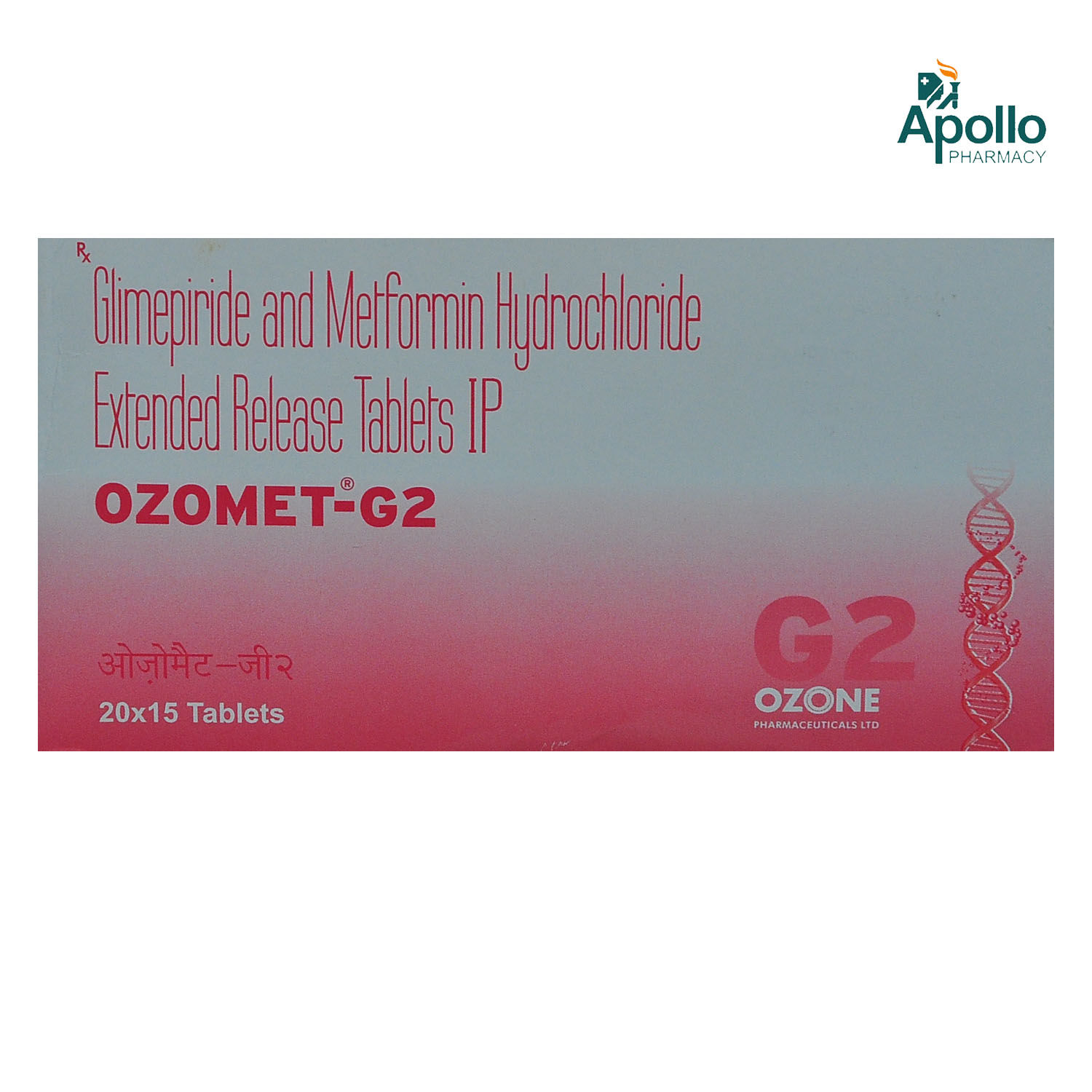 Ozomet-G2 Er Tablet 15'S Price, Uses, Side Effects, Composition ...