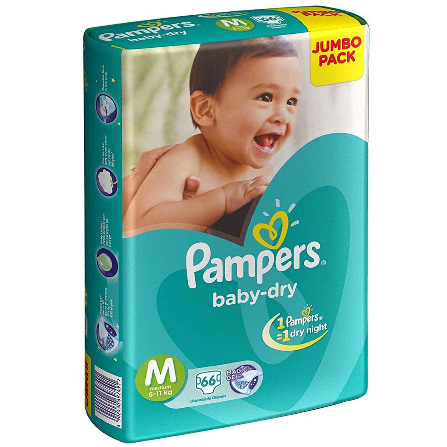 Pampers Baby-Dry Diaper Pants Small, 86 Count Price, Uses, Side Effects ...