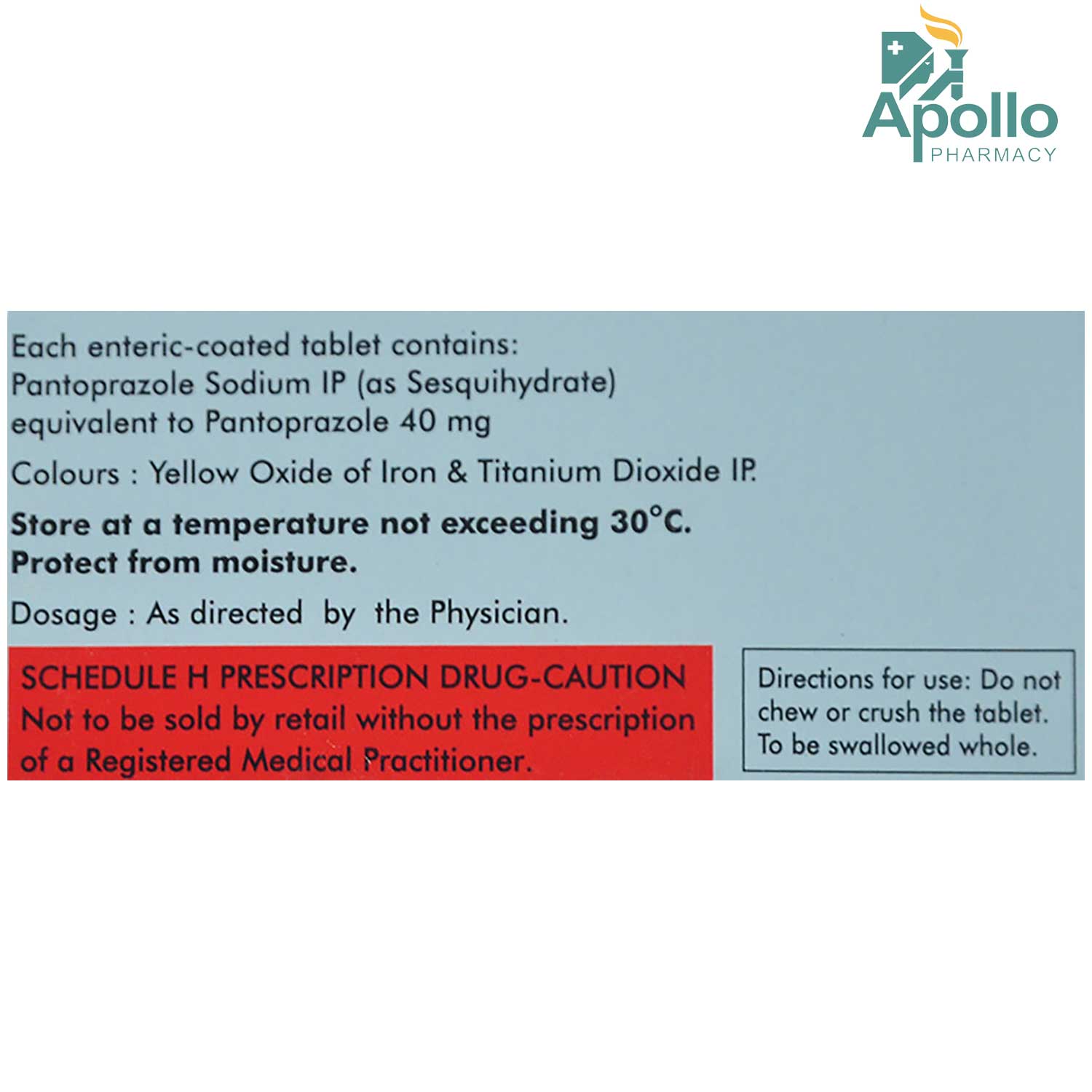 Pantocar 40 Tablet 10's Price, Uses, Side Effects, Composition - Apollo ...