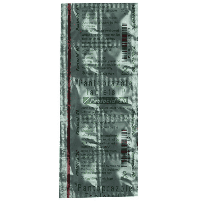 Pantocid 20 Tablet 10's Price, Uses, Side Effects, Composition - Apollo ...