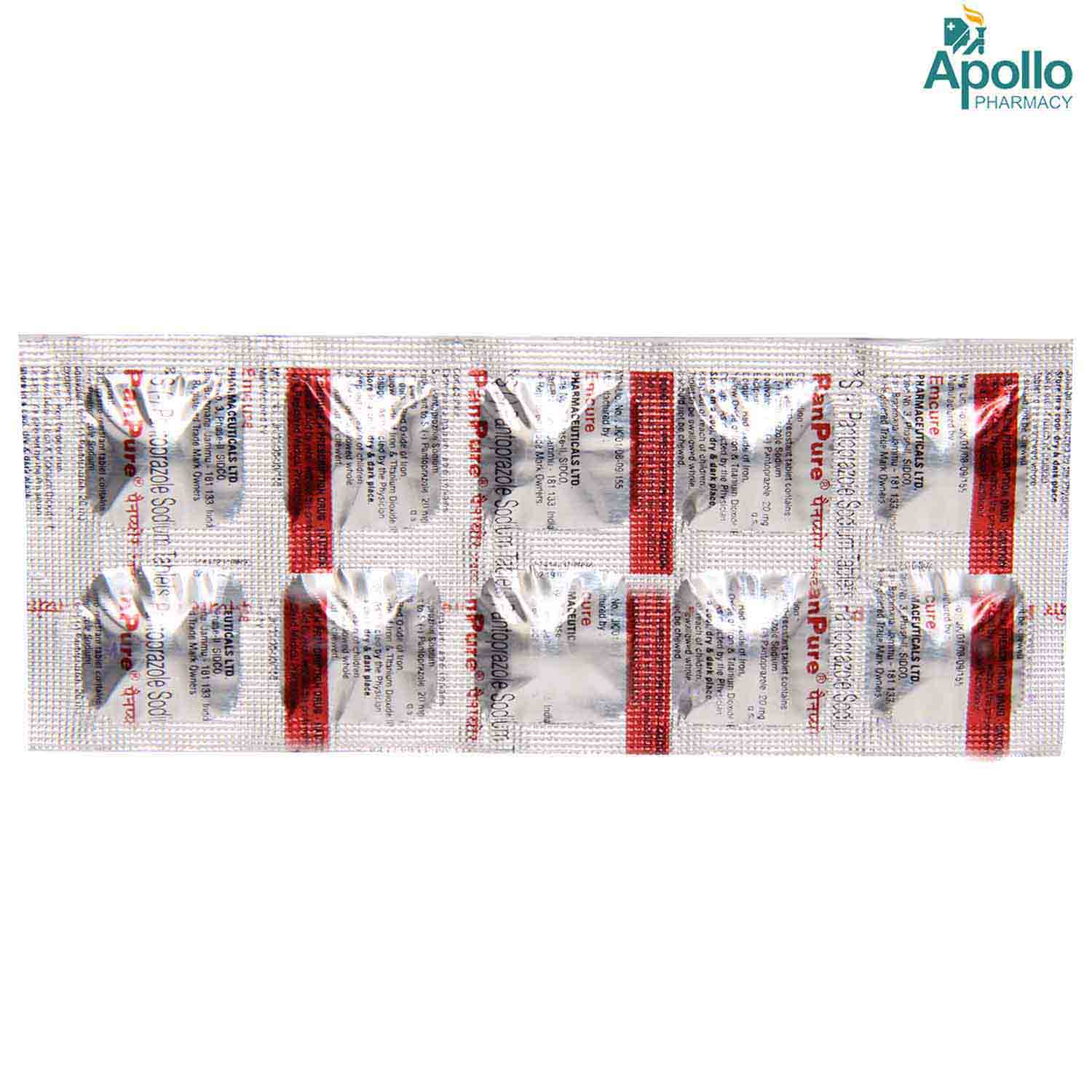 Panpure 20 mg Tablet 10's Price, Uses, Side Effects, Composition ...