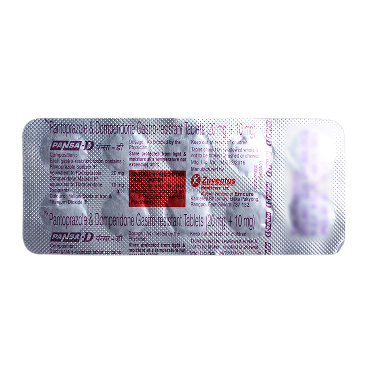 Pansa-D Tablet 10's Price, Uses, Side Effects, Composition - Apollo ...