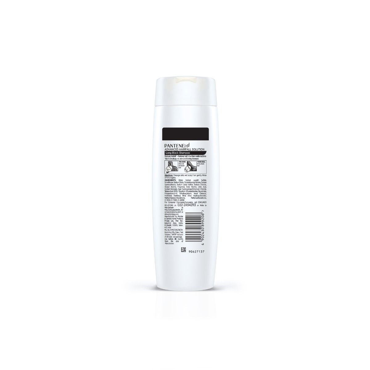 Pantene Pro-V Long Black Shampoo, 180ml Price, Uses, Side Effects ...