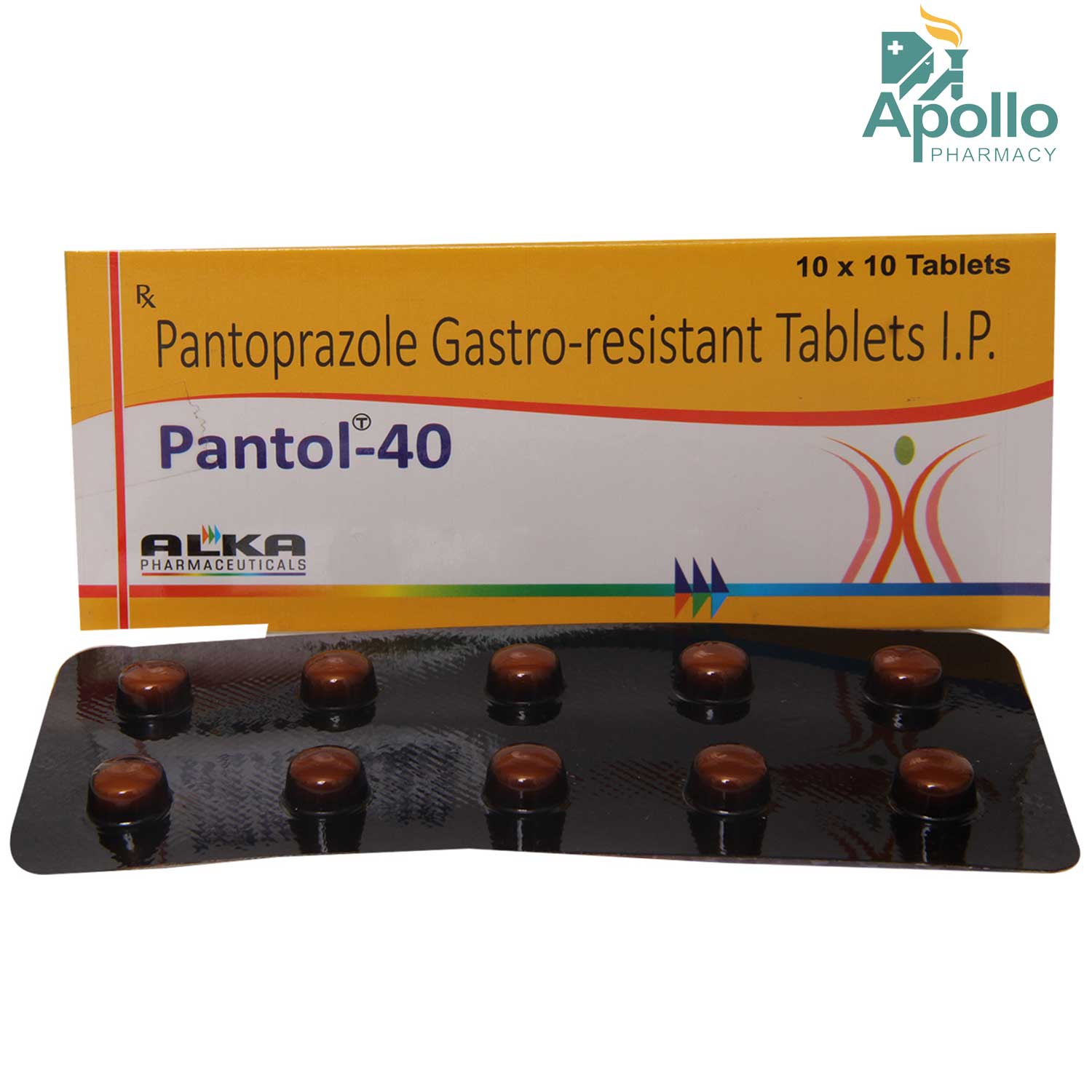 Pantol 40 mg Tablet 10's Price, Uses, Side Effects, Composition - Apollo Pharmacy