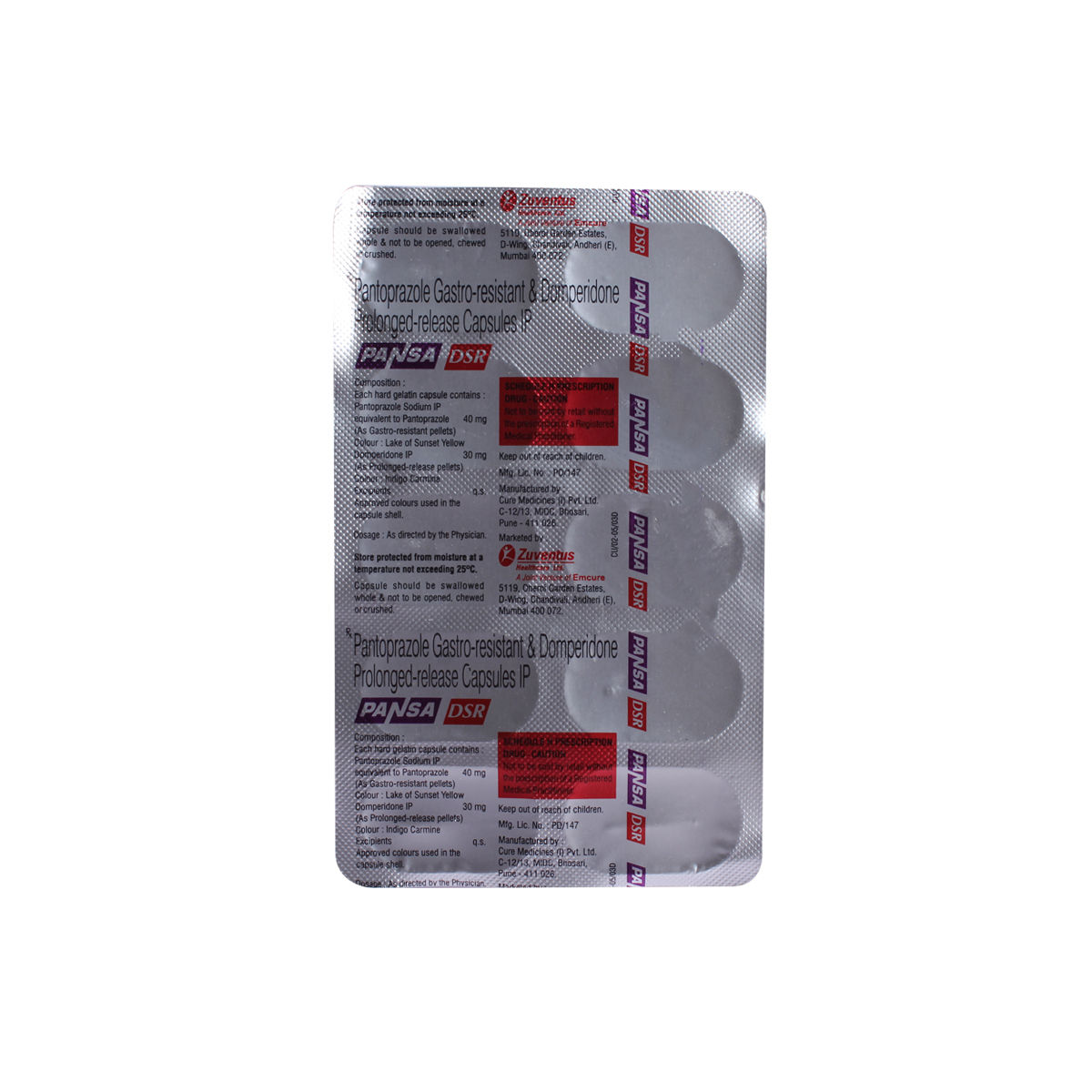 Pansa DSR Tablet 10's Price, Uses, Side Effects, Composition - Apollo ...