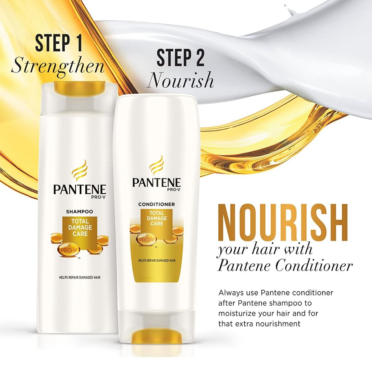 Pantene Pro-V Total Damage Care Shampoo, 80 ml Price, Uses, Side ...