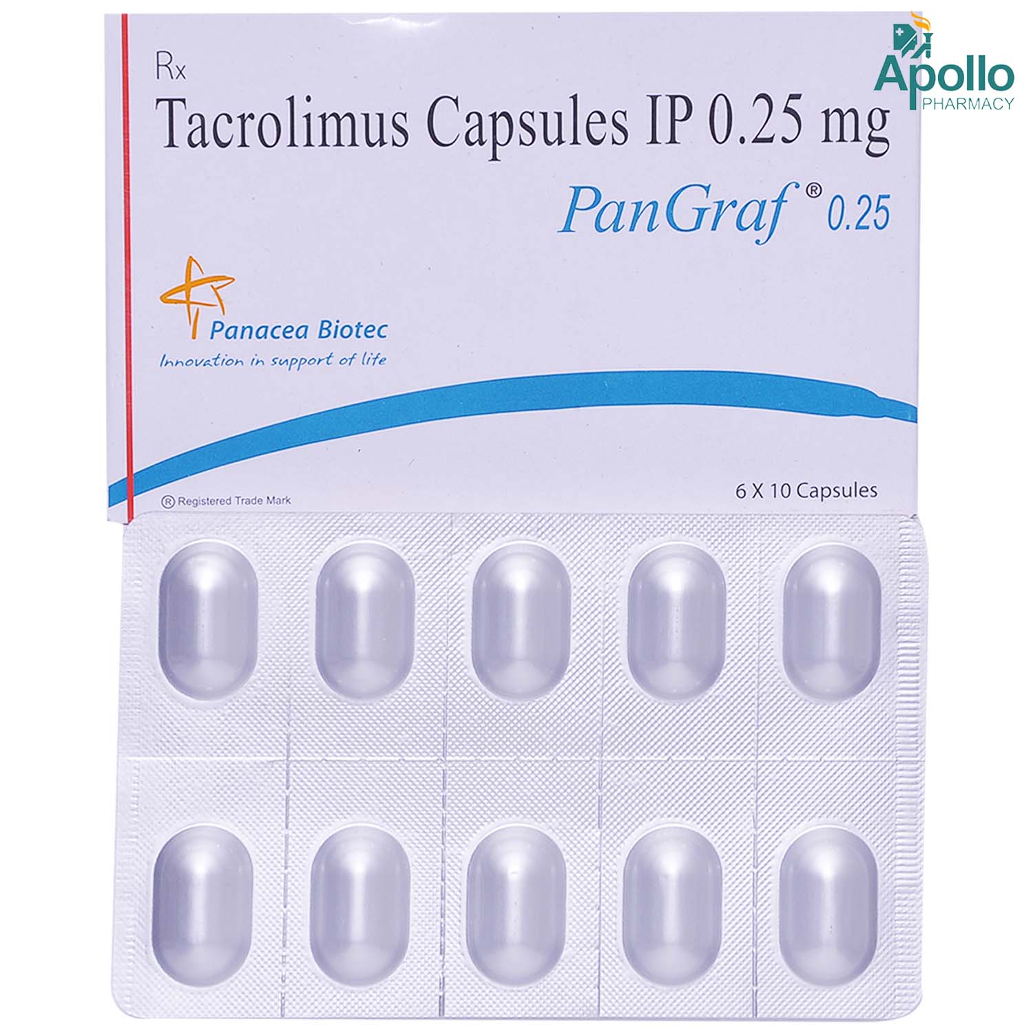 Pangraf 0.25 Capsule 10's Price, Uses, Side Effects, Composition ...