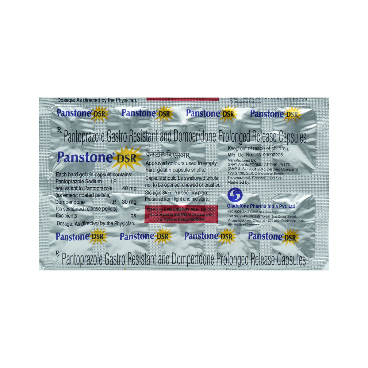Panstone DSR Tablet 10's Price, Uses, Side Effects, Composition ...