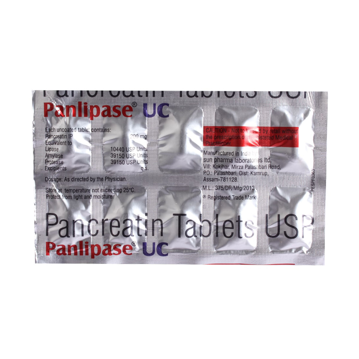 Panlipase UC Tablet 10's Price, Uses, Side Effects, Composition ...