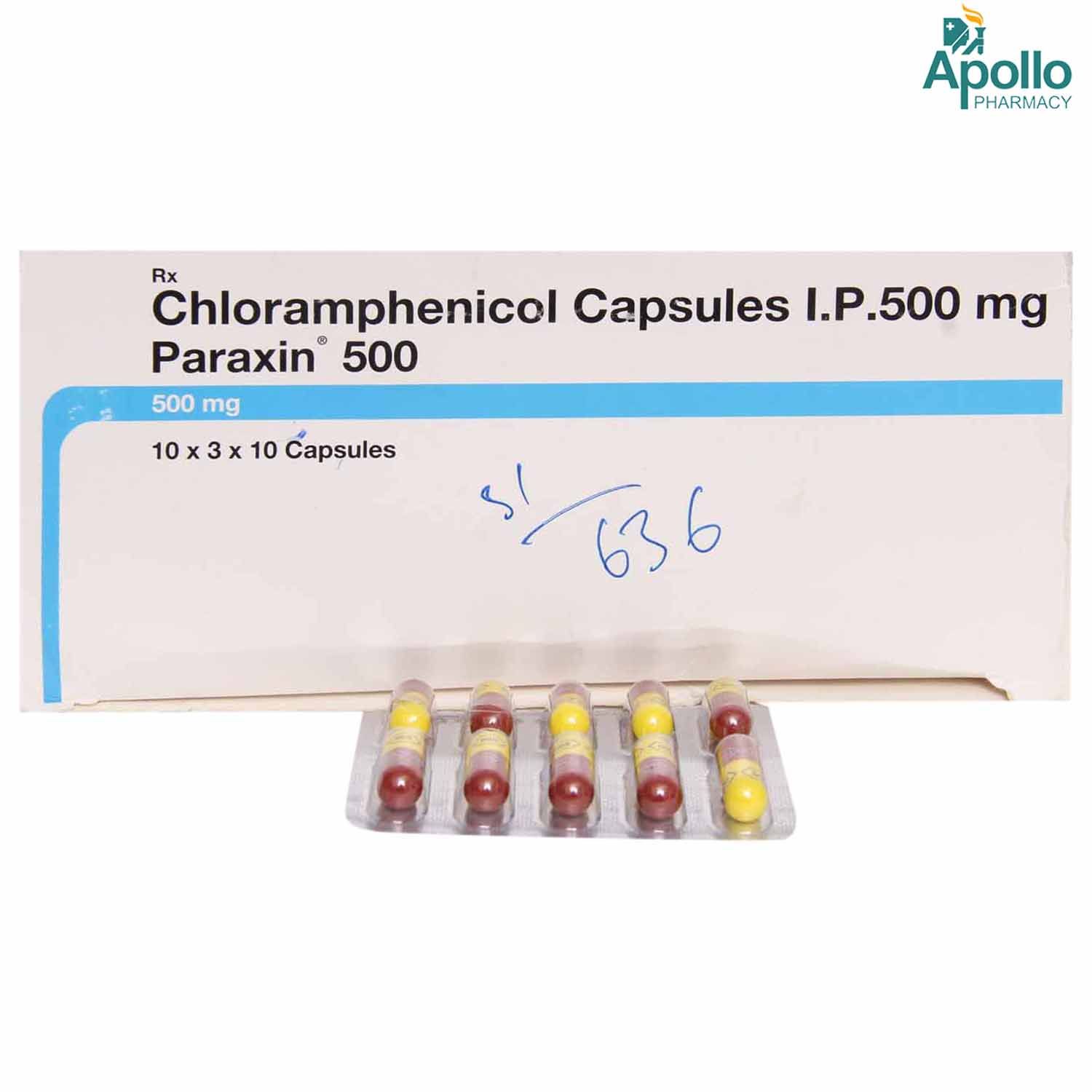 Paraxin 500 Capsule 10's Price, Uses, Side Effects, Composition ...