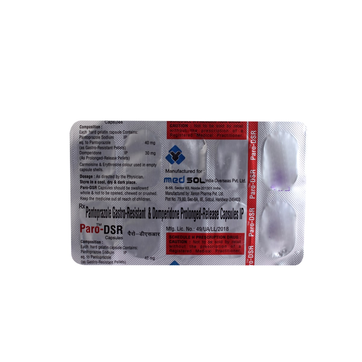 Paro-DSR Capsule 10's Price, Uses, Side Effects, Composition - Apollo ...