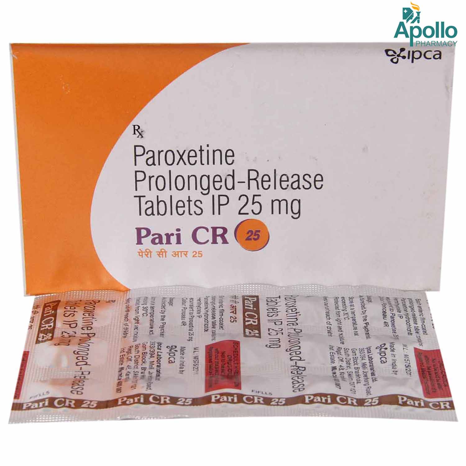 Pari CR 25 Tablet 15's Price, Uses, Side Effects, Composition - Apollo ...