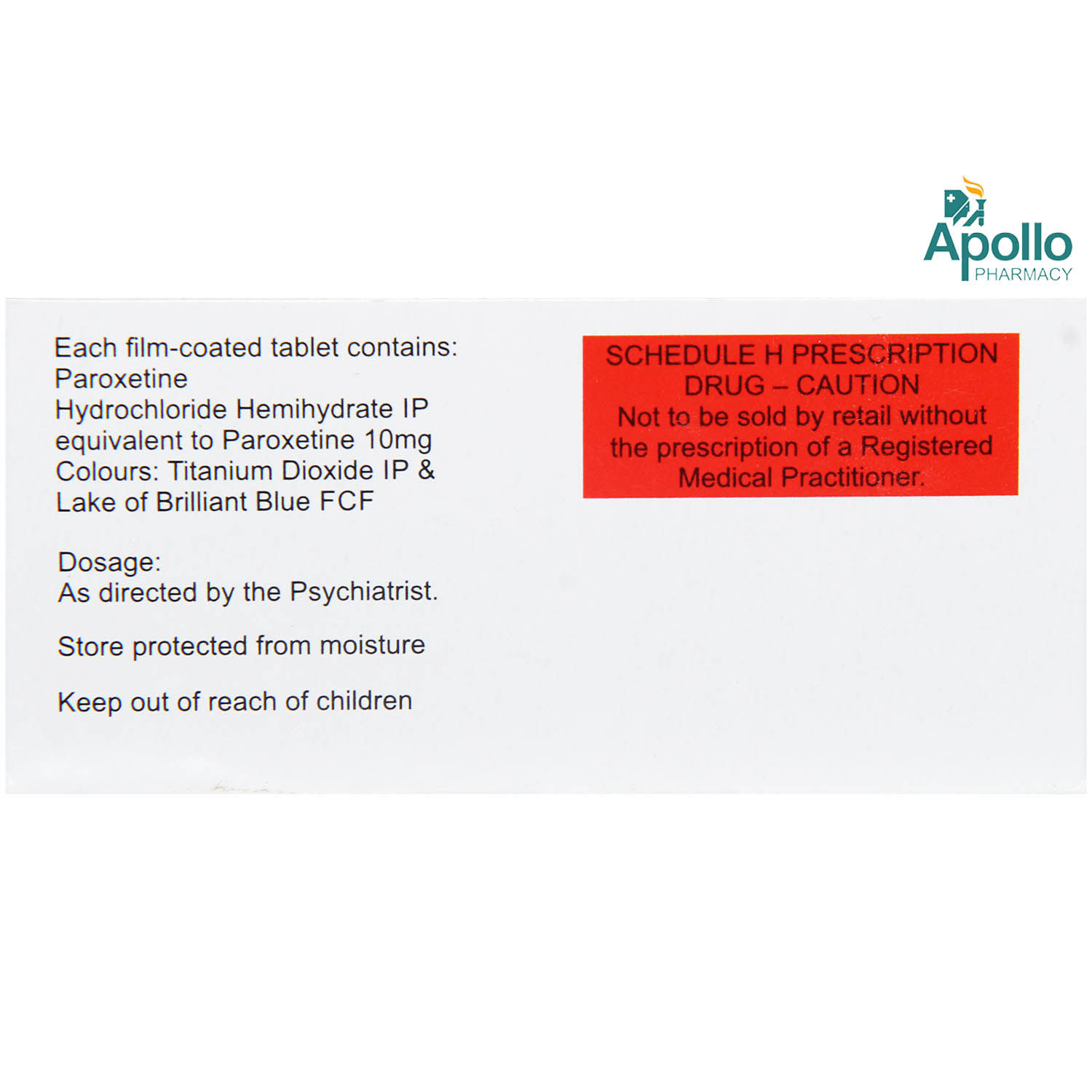 Pari 10 Tablet 15's Price, Uses, Side Effects, Composition - Apollo ...