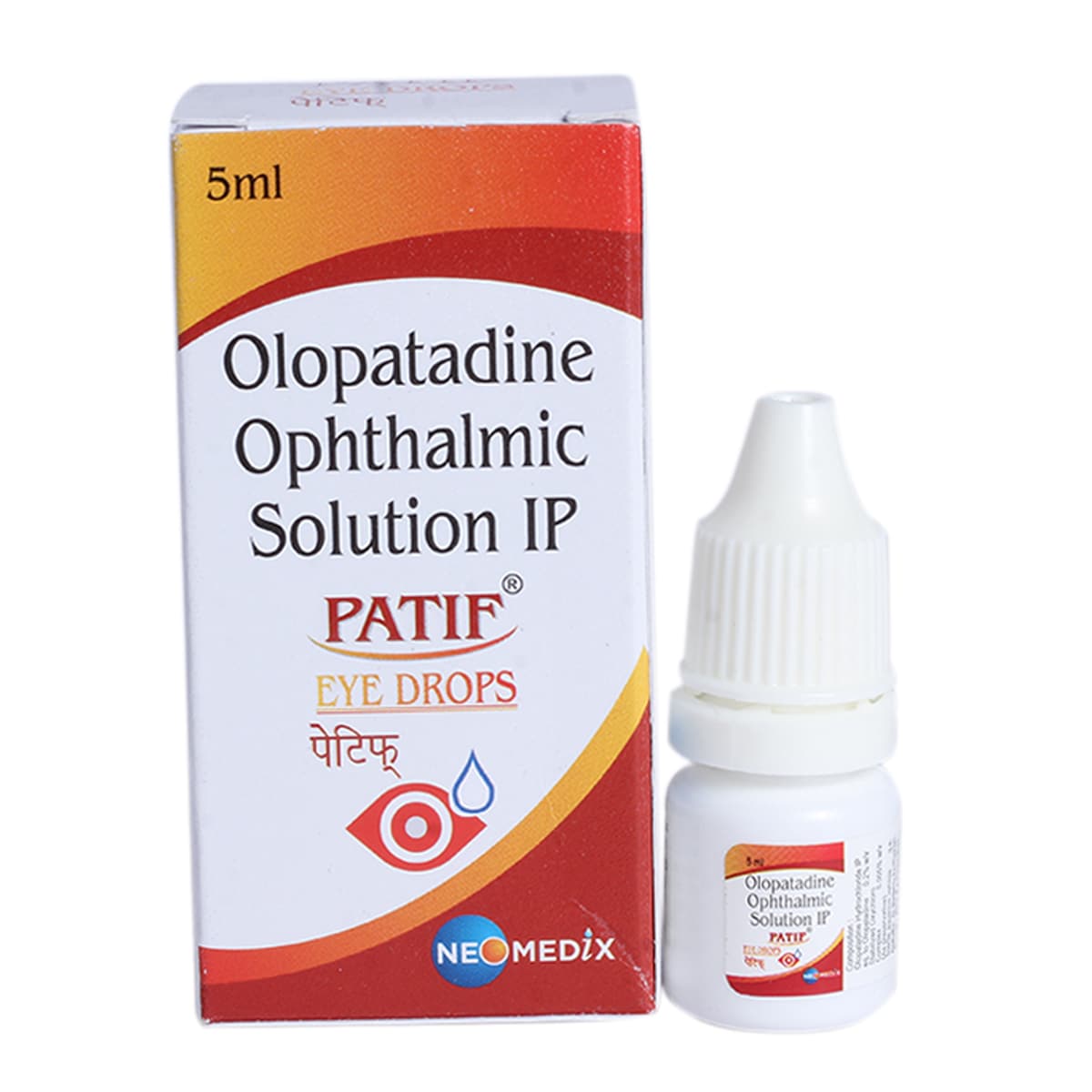 Patif 0.2% Eye Drop 5 ml Price, Uses, Side Effects, Composition ...