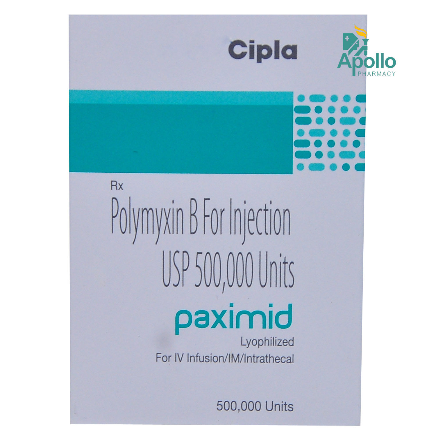 Paximid 500000units Injection Price, Uses, Side Effects, Composition ...