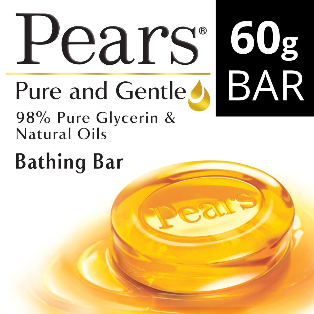 Pears Pure & Gentle Soap, 60 gm Price, Uses, Side Effects, Composition ...