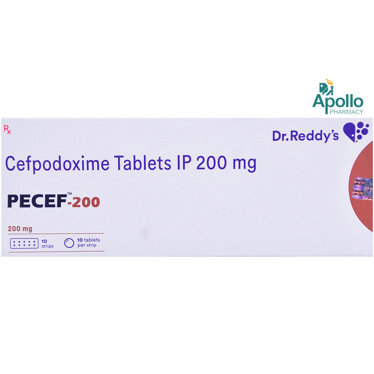 Pecef-200 Tablet 10's Price, Uses, Side Effects, Composition - Apollo ...