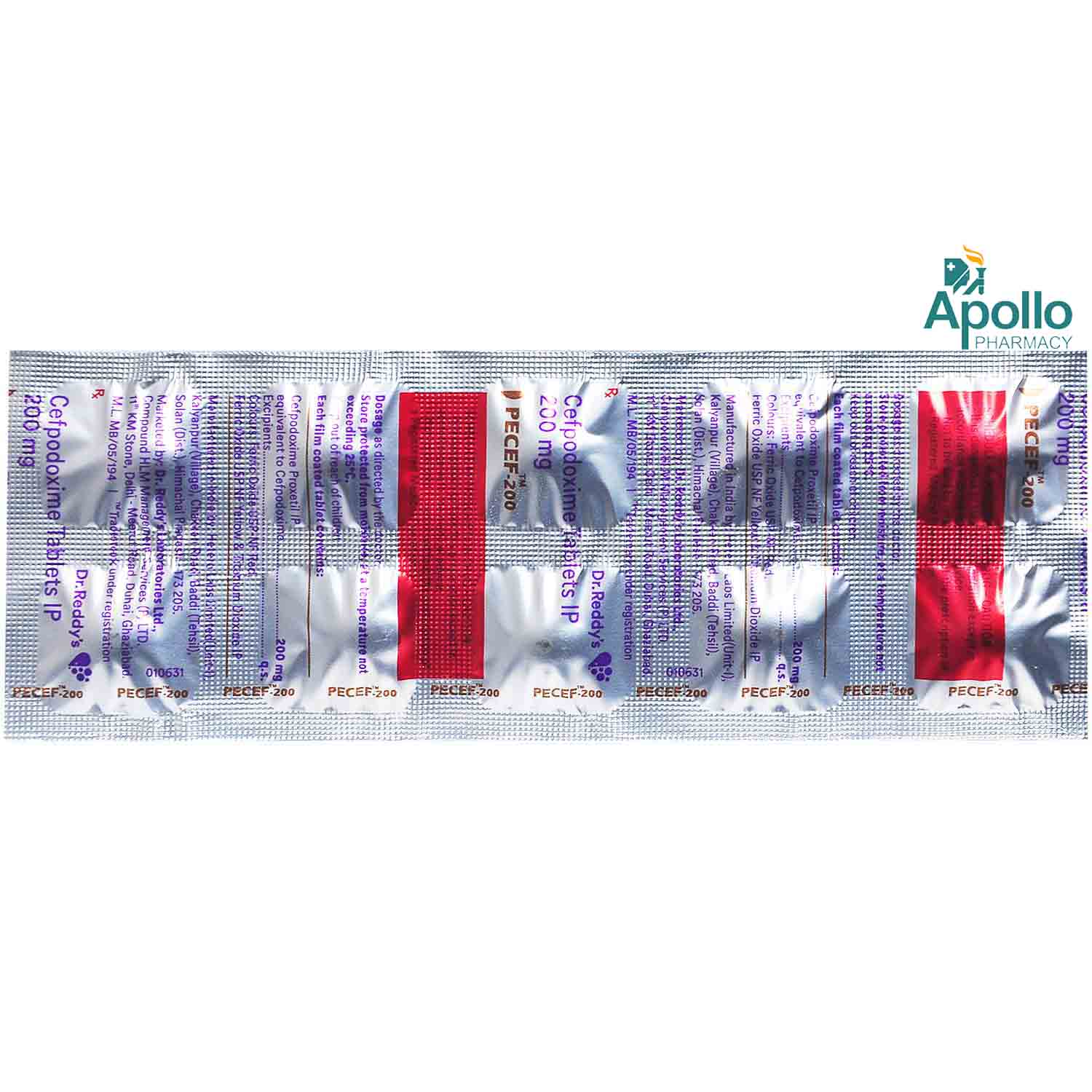 Pecef-200 Tablet 10's Price, Uses, Side Effects, Composition - Apollo ...