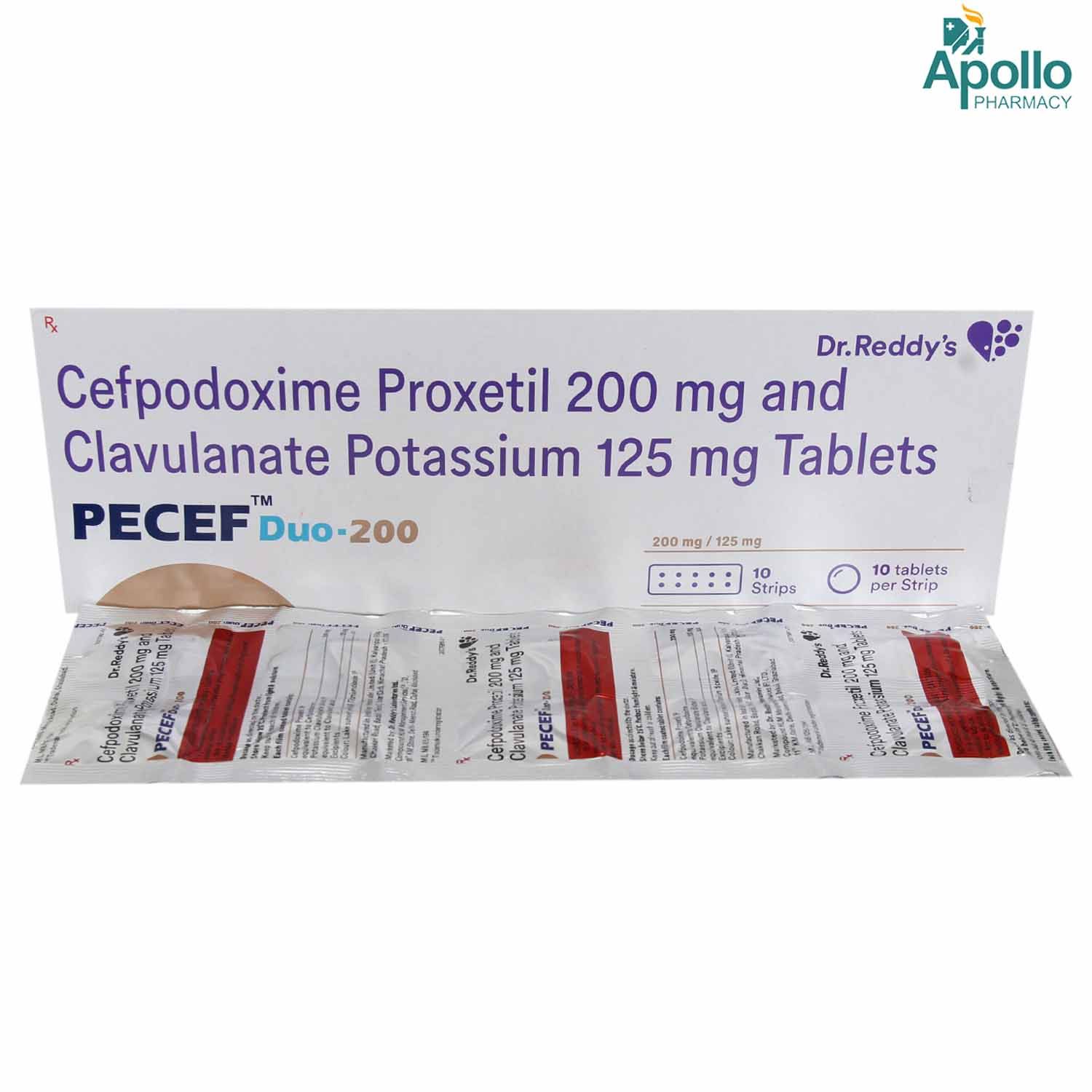 Pecef Duo-200 Tablet 10's Price, Uses, Side Effects, Composition ...