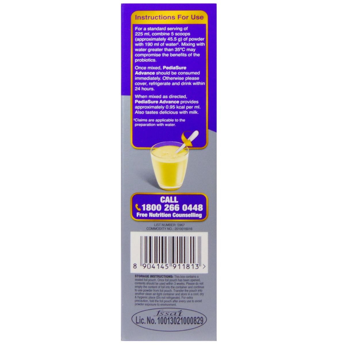 Pediasure Advance + Vanilla Delight Flavoured Kids Nutrition Drink, 400 ...