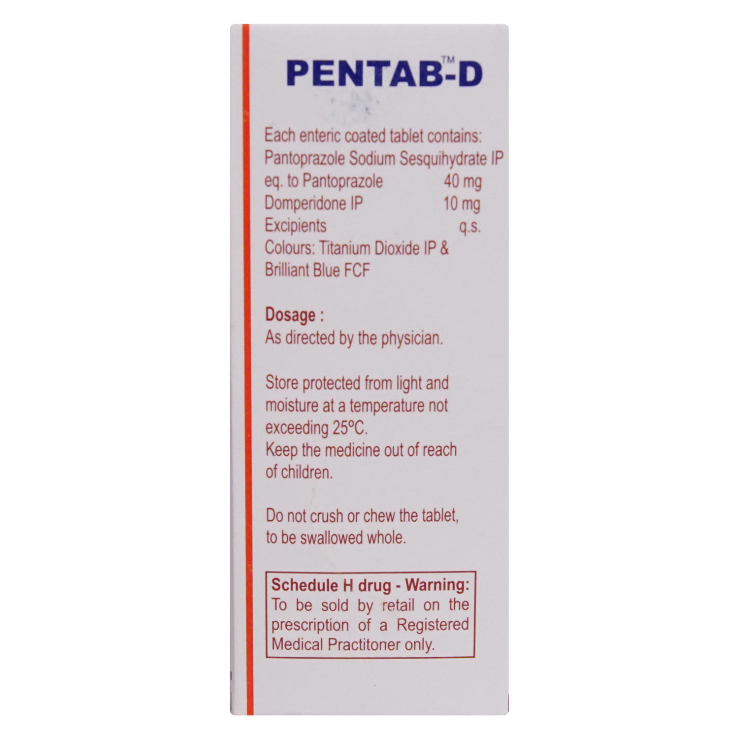 Pentab-D Tablet 10's Price, Uses, Side Effects, Composition - Apollo ...