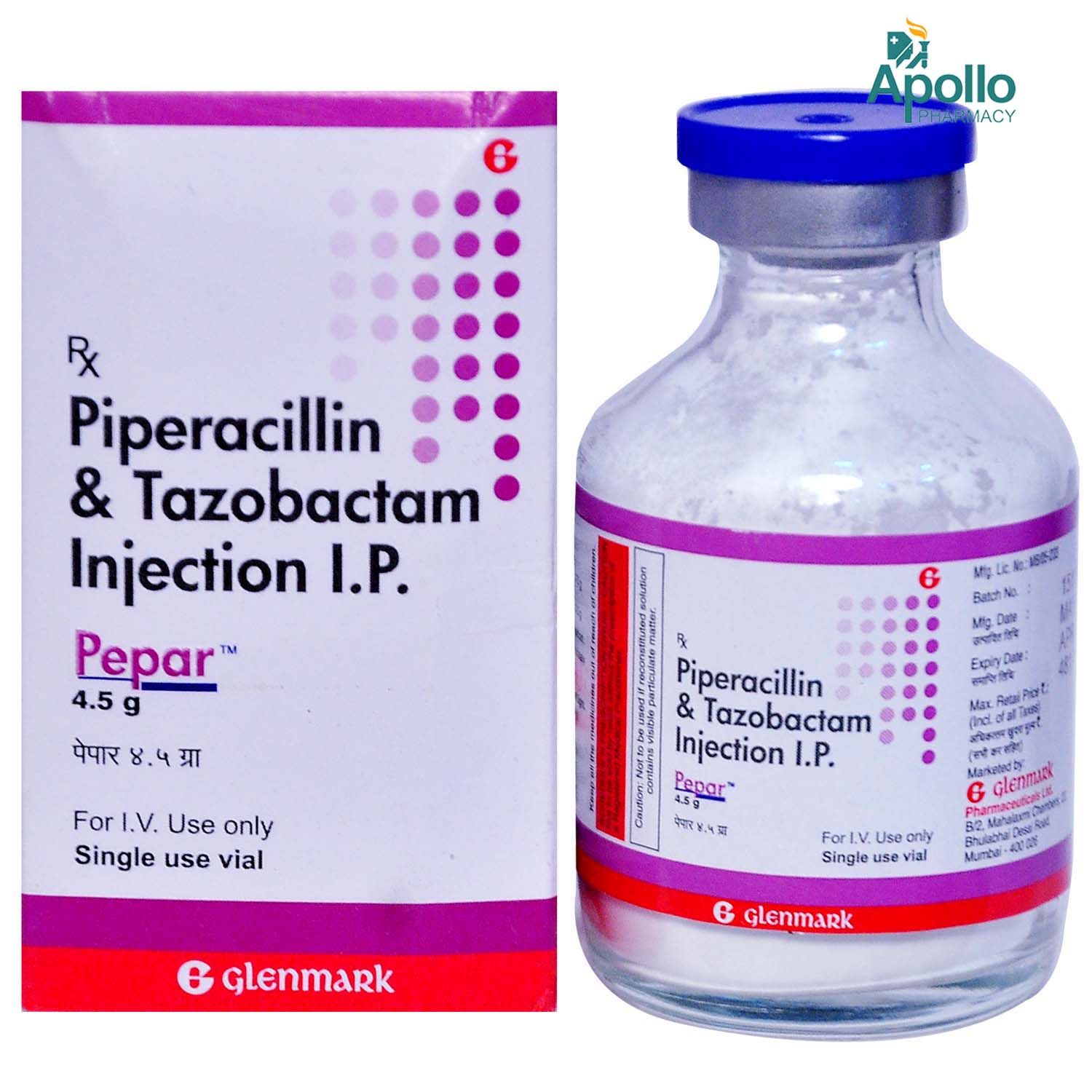PEPAR 4.5GM INJECTION Price, Uses, Side Effects, Composition - Apollo ...