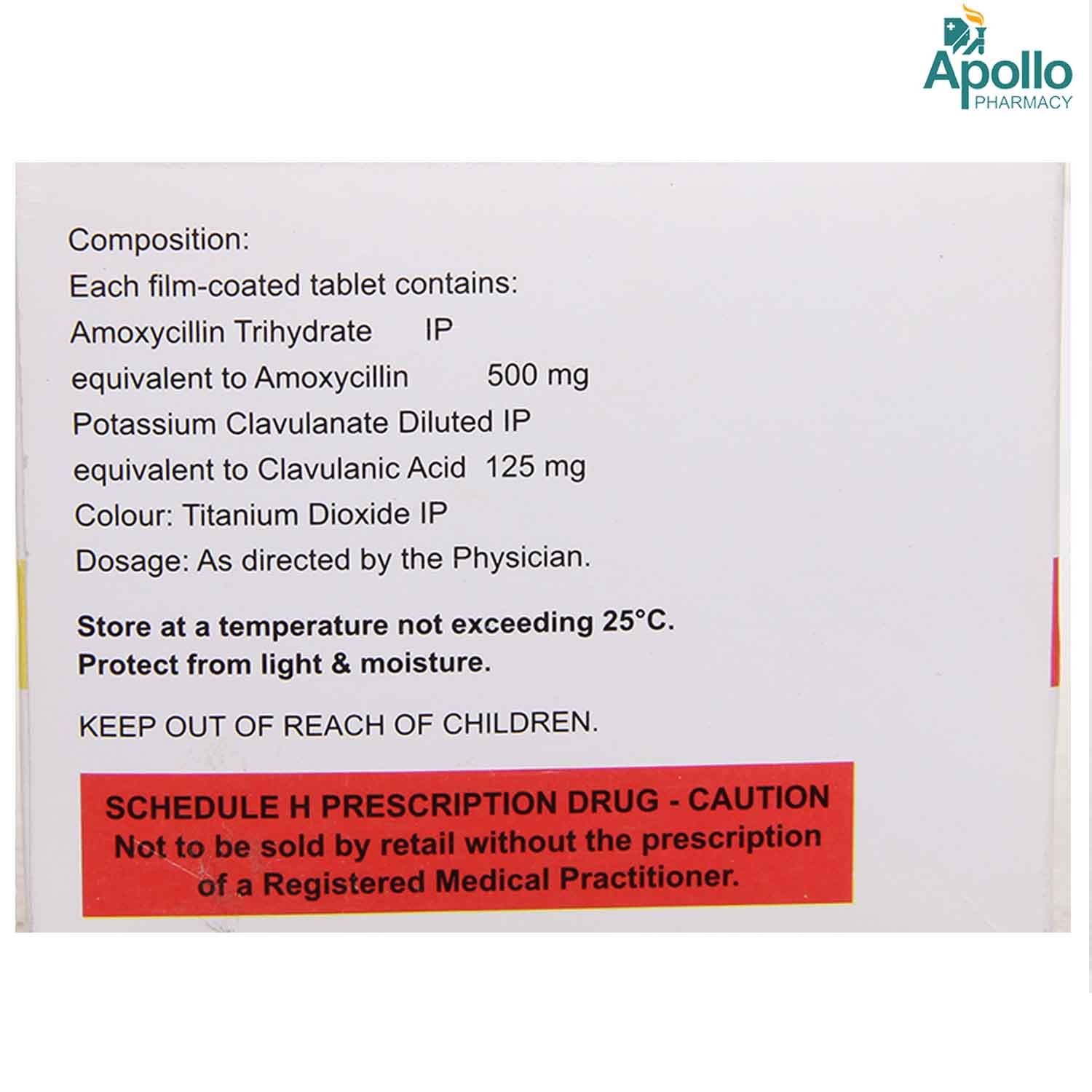Pexoclav 625 Tablet 6's Price, Uses, Side Effects, Composition - Apollo ...