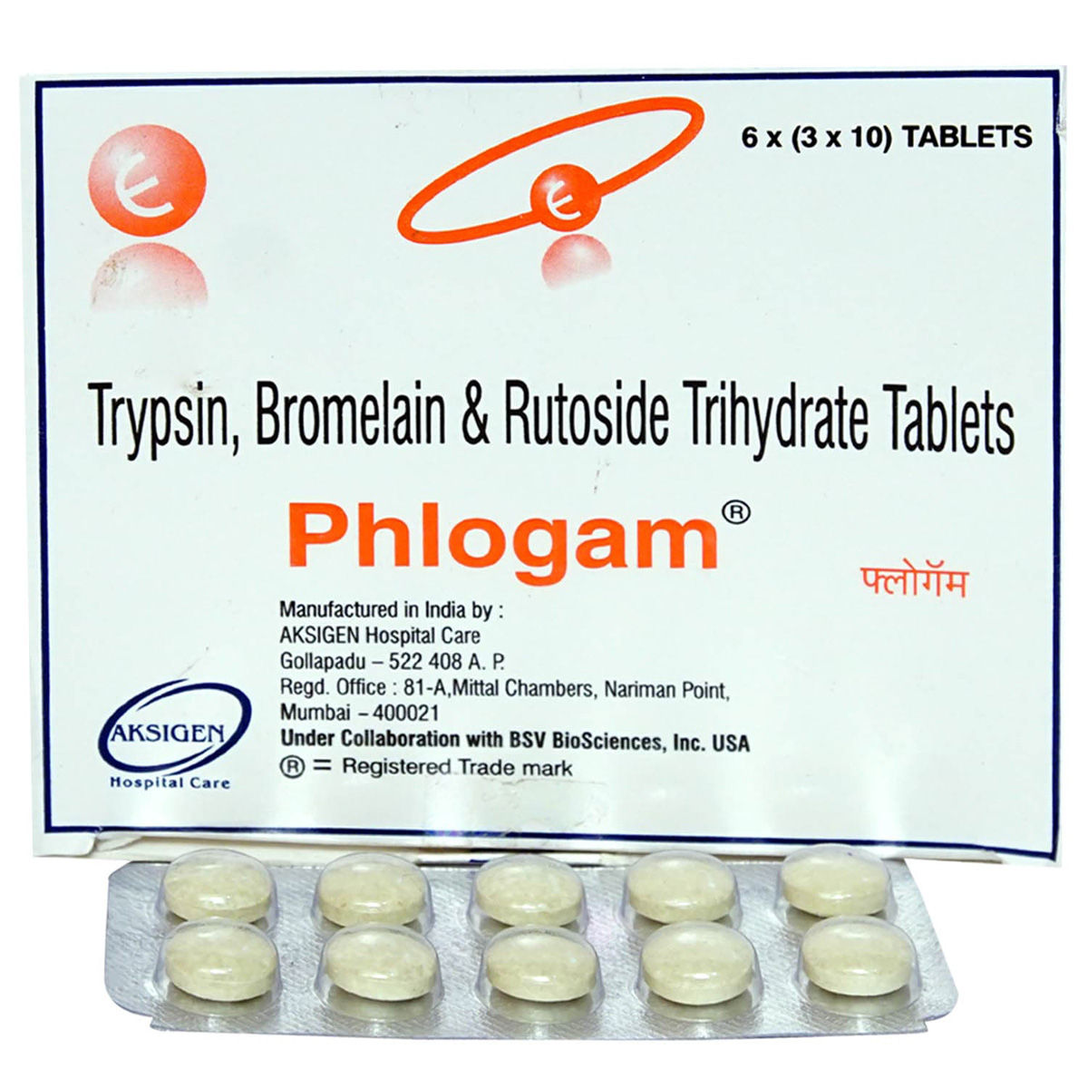 Phlogam Tablet 10's Price, Uses, Side Effects, Composition - Apollo ...