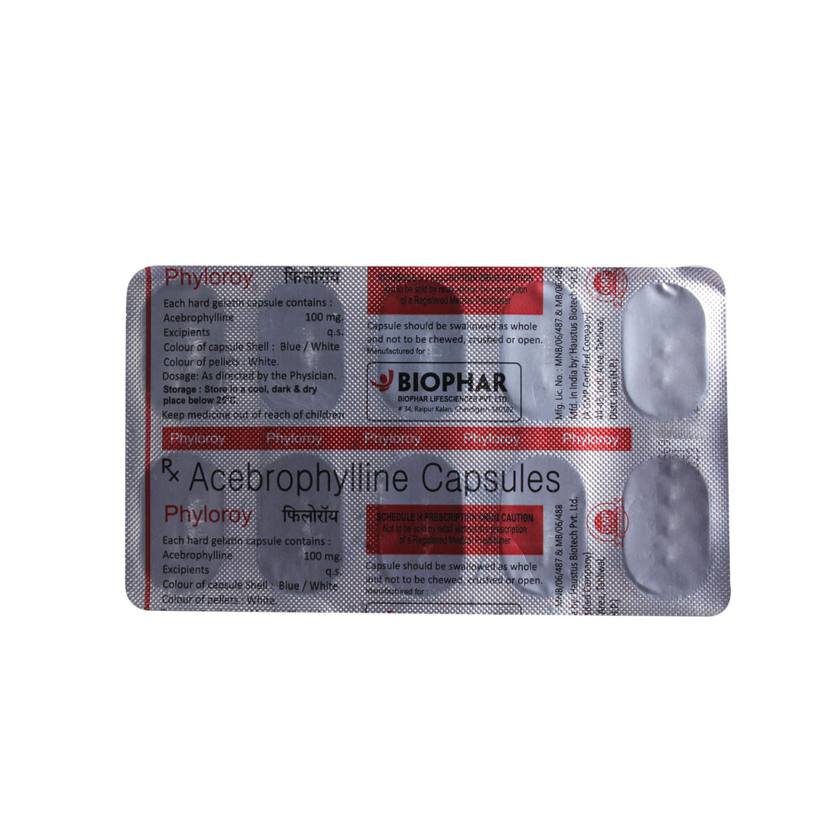 Phyloroy 100 mg Capsule 10's Price, Uses, Side Effects, Composition ...