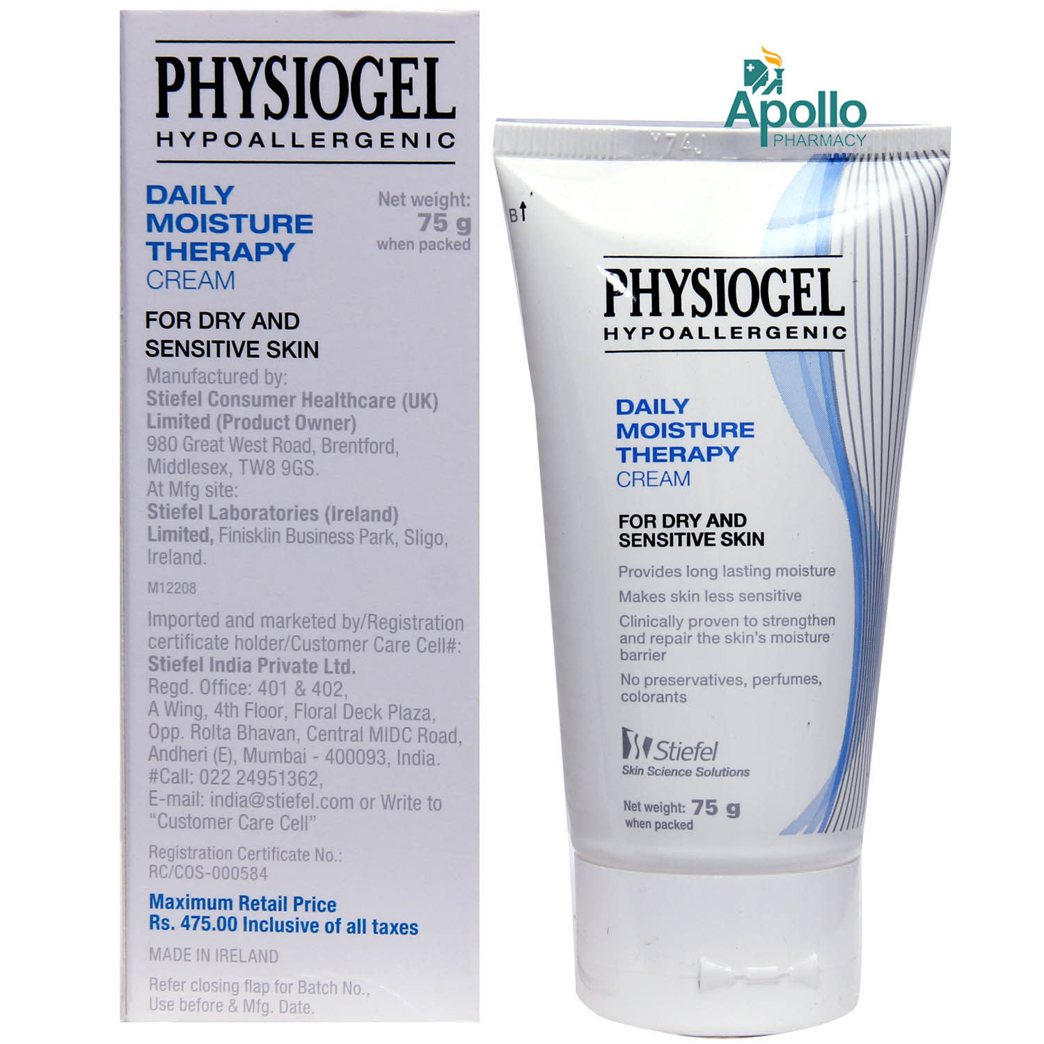 Physiogel Hypoallergenic Daily Moisture Therapy Cream 75 gm Price, Uses ...