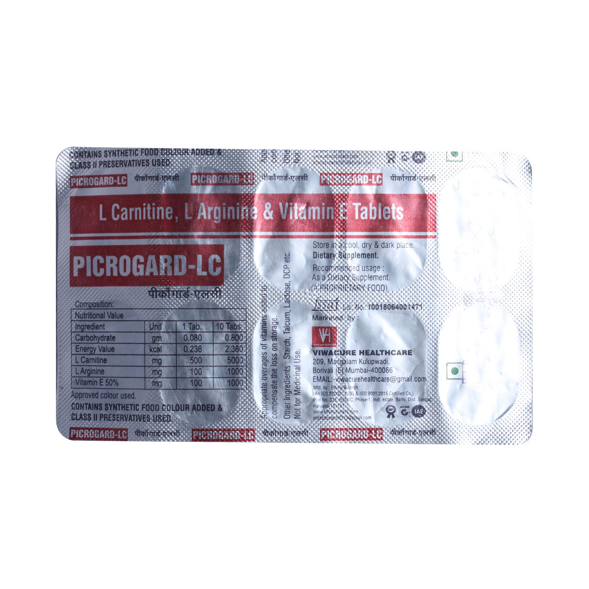 Picro Gard LC Tablet 10's Price, Uses, Side Effects, Composition ...