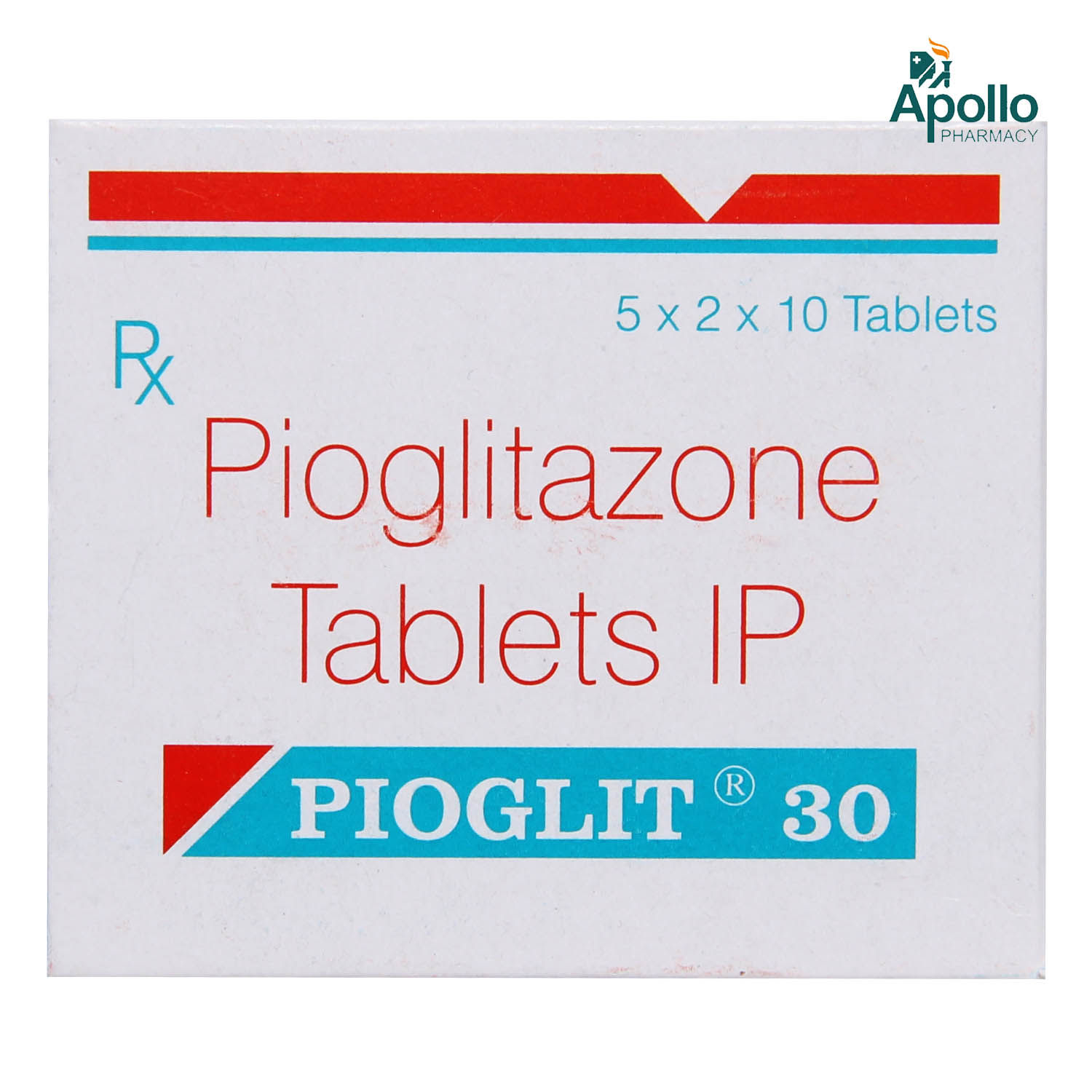 PIOGLIT 30MG TABLET Price, Uses, Side Effects, Composition - Apollo ...