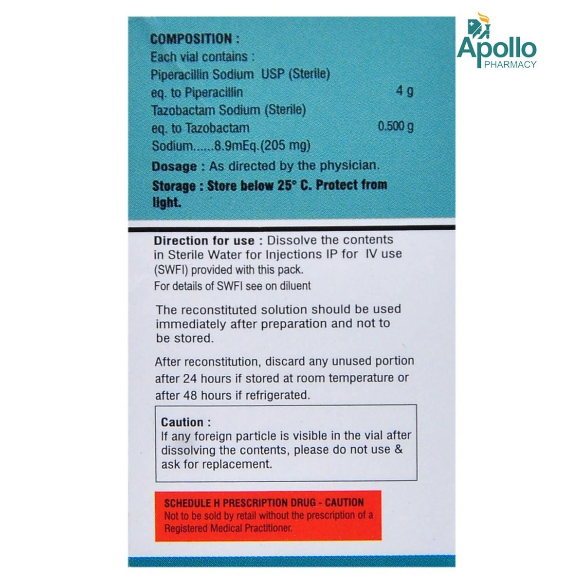 PIRACT INJECTION 4.5GM Price, Uses, Side Effects, Composition - Apollo ...