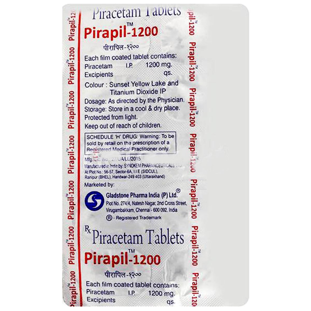 PIRAPIL 1200MG TABLET Price, Uses, Side Effects, Composition - Apollo ...