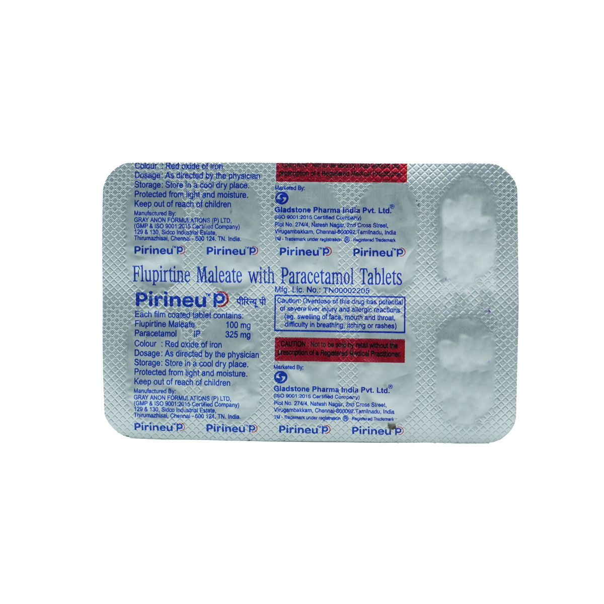 Pirineu P Tablet 10's Price, Uses, Side Effects, Composition - Apollo ...