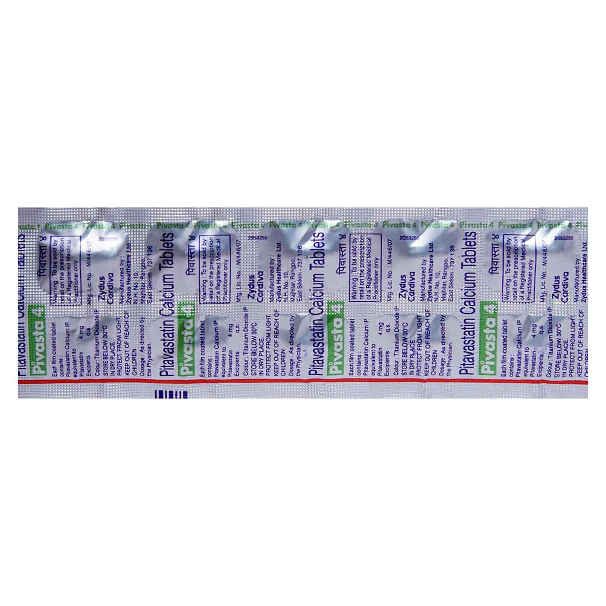 Pivasta 4 Tablet 10's Price, Uses, Side Effects, Composition - Apollo ...