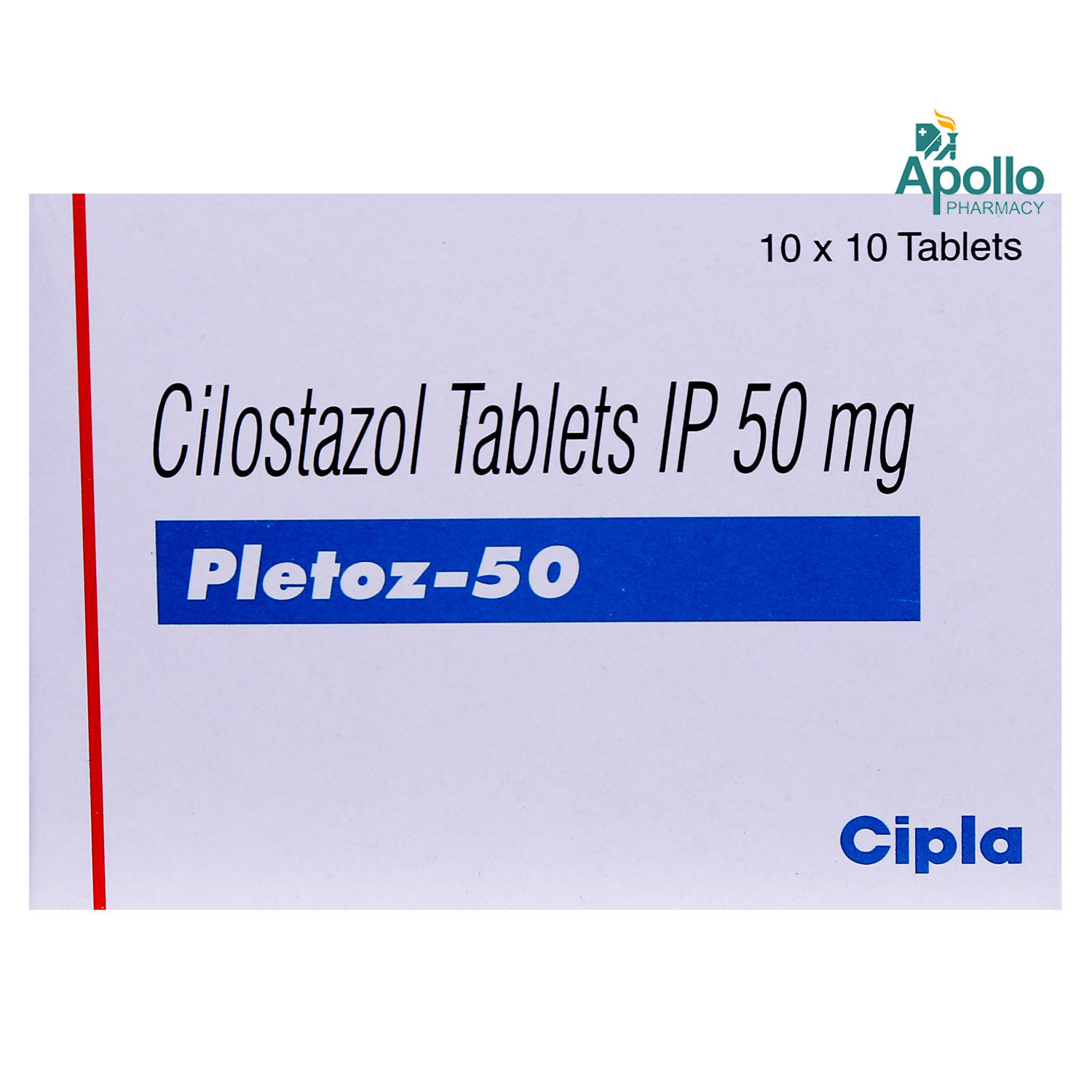Pletoz 50 Tablet 10's Price, Uses, Side Effects, Composition - Apollo ...