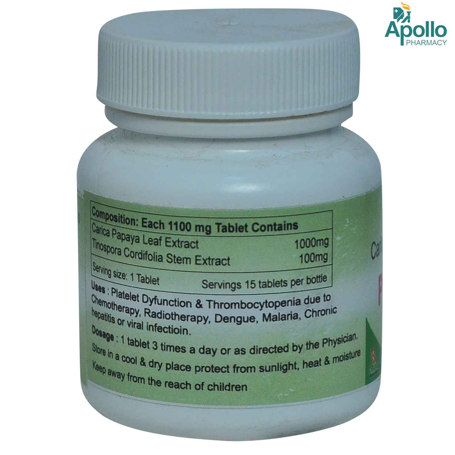 PLT Count Tablet 15's Price, Uses, Side Effects, Composition - Apollo ...