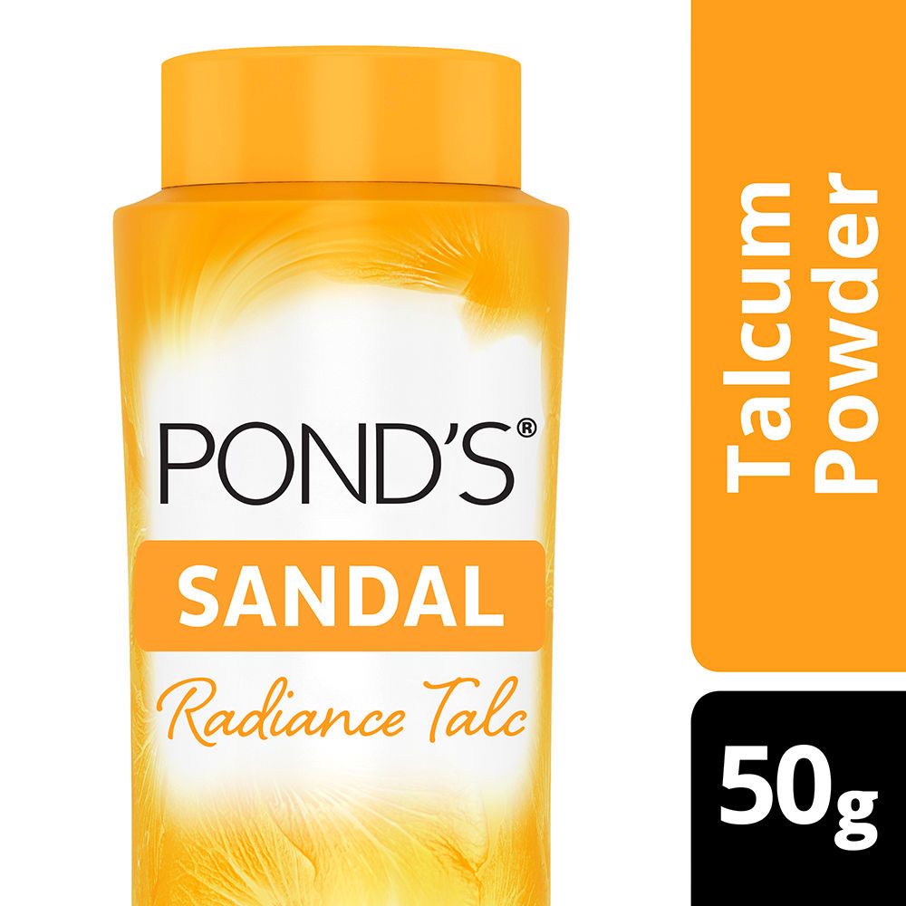 Ponds Sandal Radiance Talc Powder, 50 gm Price, Uses, Side Effects ...