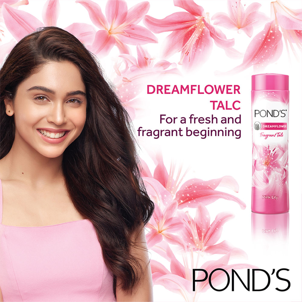 Ponds Dreamflower Fragrant Pink Lily Talc Powder, 100 gm Price, Uses ...