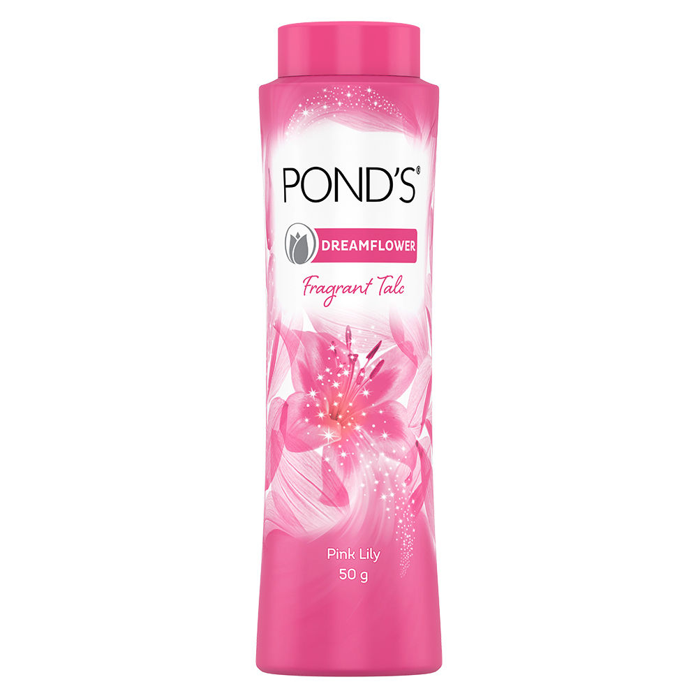Ponds Dreamflower Fragrant Pink Lily Talc Powder, 50 gm Price, Uses ...