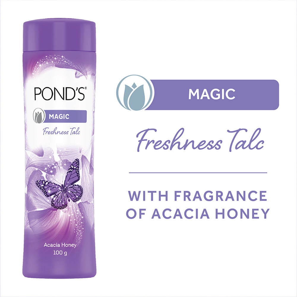 Ponds Magic Acacia Honey Freshness Talc Powder, 400 gm Price, Uses ...