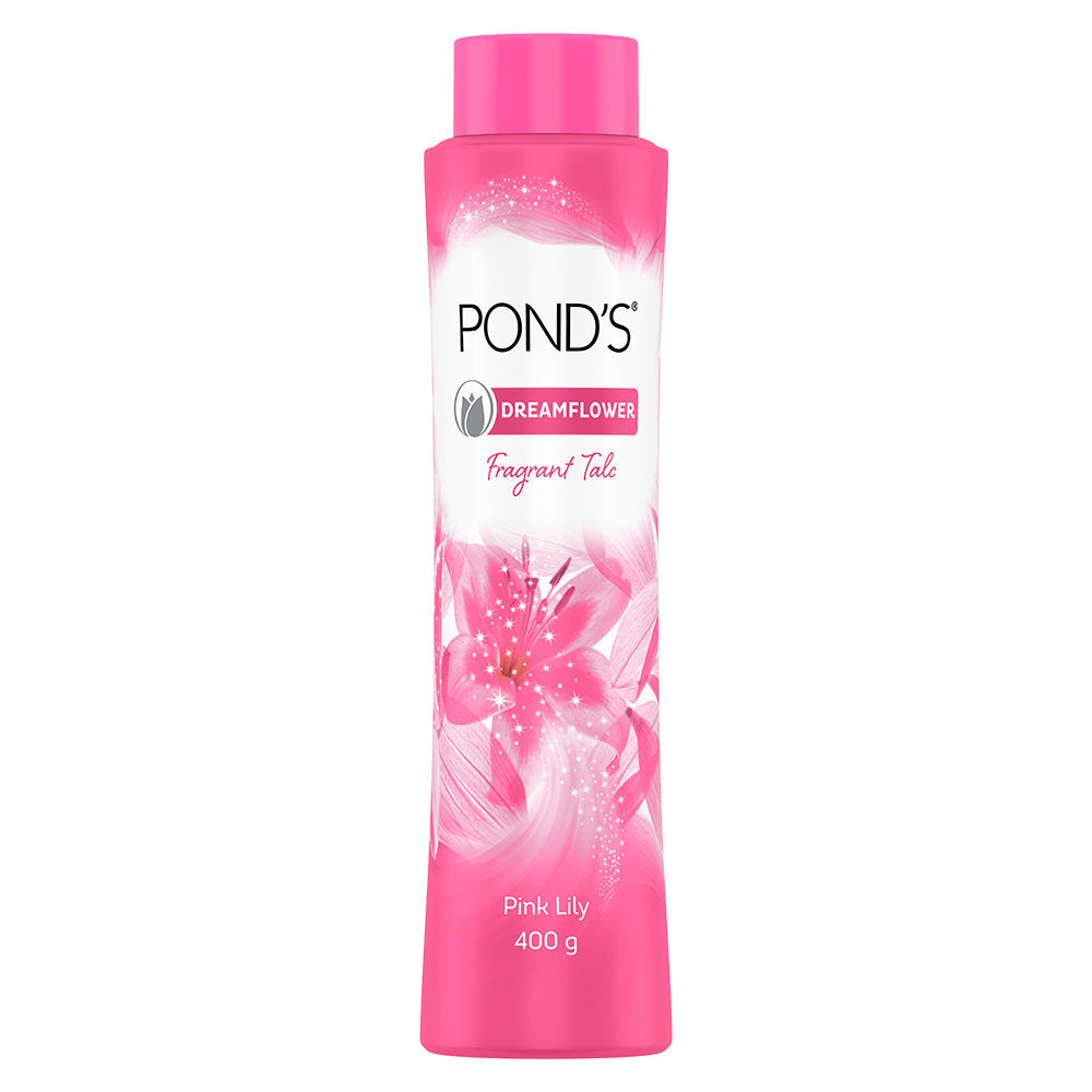 Ponds Dreamflower Fragrant Pink Lily Talc Powder, 400 gm Price, Uses ...