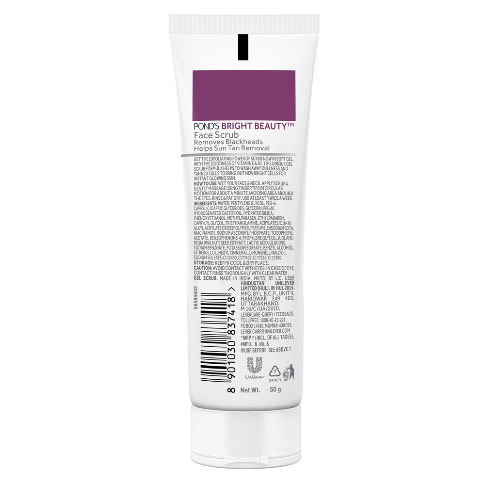 Ponds Bright Beauty Face Scrub, 50 gm Price, Uses, Side Effects ...