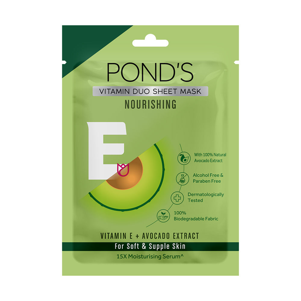 Ponds Nourishing Vitamin Duo Sheet Mask, 25 ml Price, Uses, Side ...