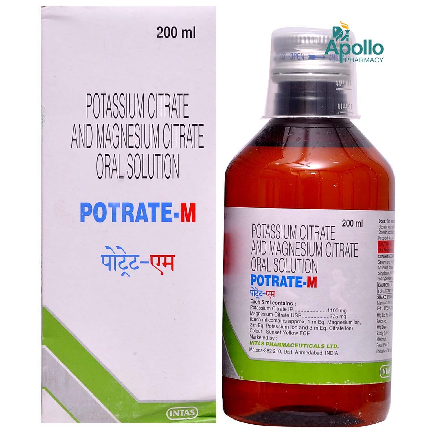Potrate-M Oral Solution 200 ml Price, Uses, Side Effects, Composition ...