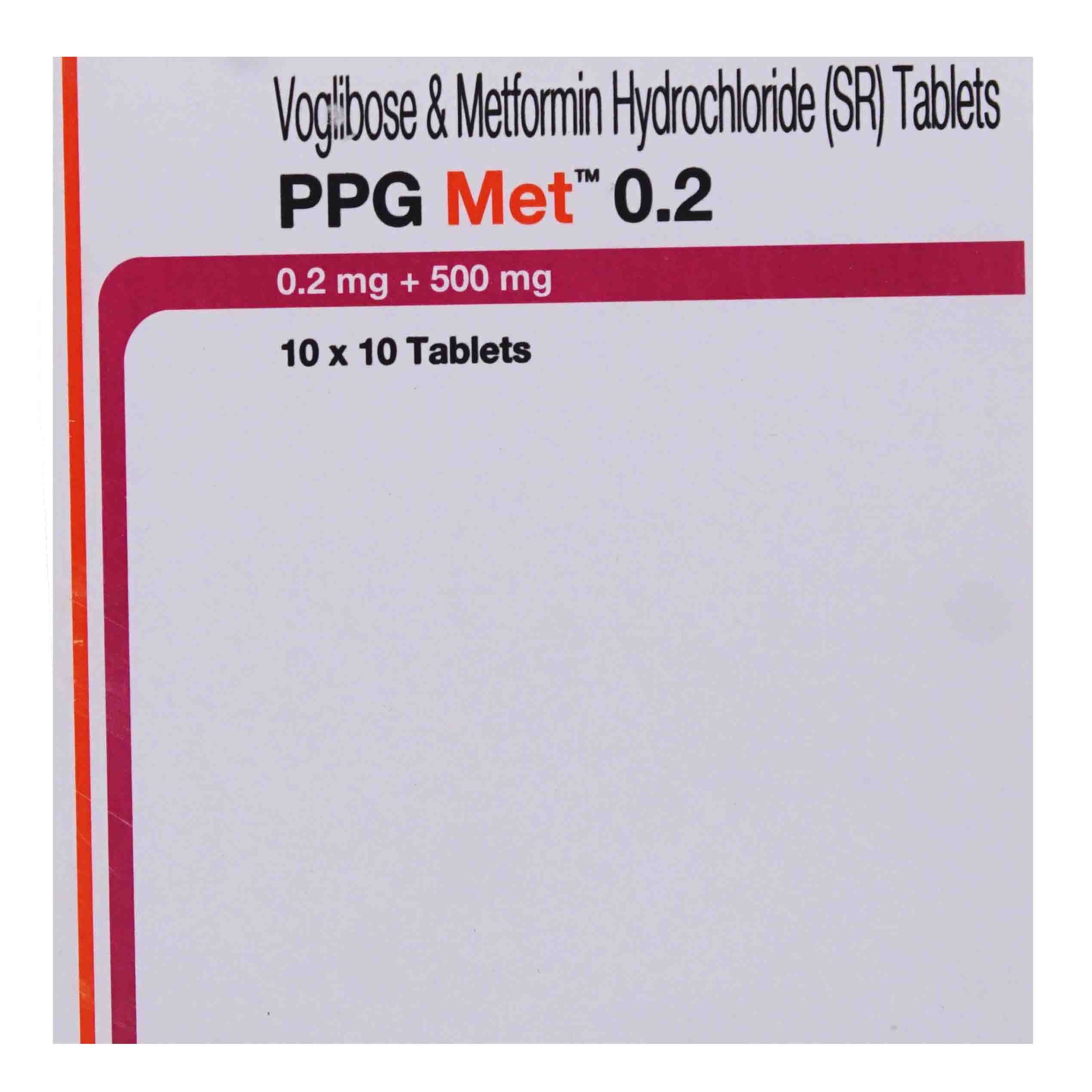 PPG Met 0.2 Tablet 10's Price, Uses, Side Effects, Composition - Apollo ...