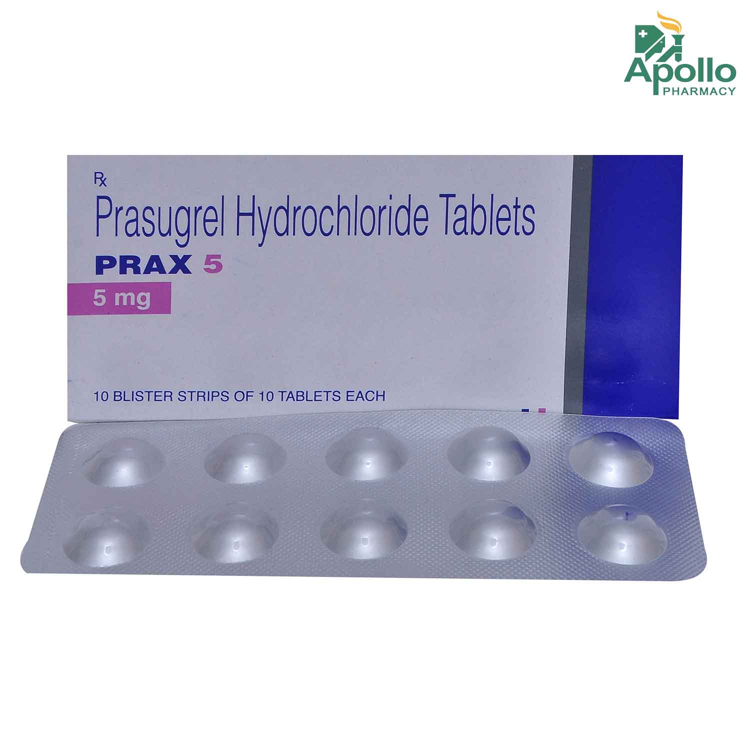 Prax 5 Tablet 10's Price, Uses, Side Effects, Composition - Apollo Pharmacy