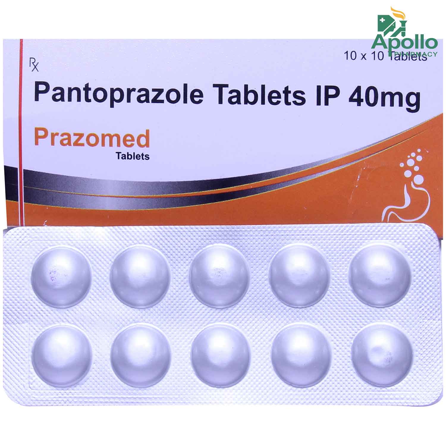 Prazomed 40 mg Tablet 10's Price, Uses, Side Effects, Composition ...